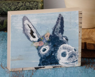 Donkey Block Sign – Ladybug Boutique and Gift Shop