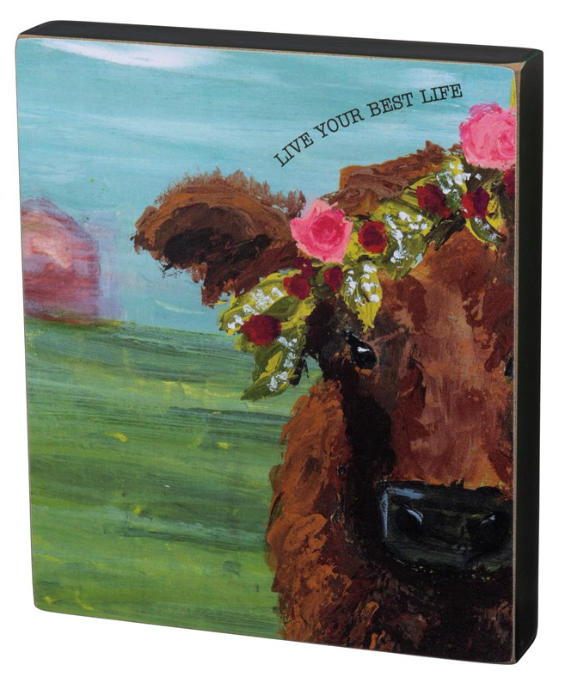 Live Your Best Life Block Sign – Ladybug Boutique and Gift Shop