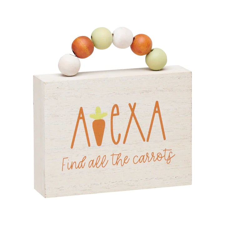 Alexa Find the Carrots Block with Beads – Ladybug Boutique and Gift Shop